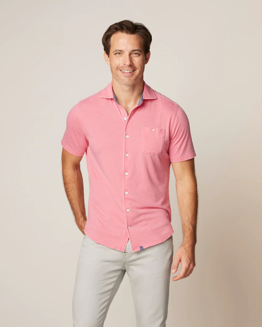 Johnnie-O Crouch Button Front Knit | Robert Redding Menswear