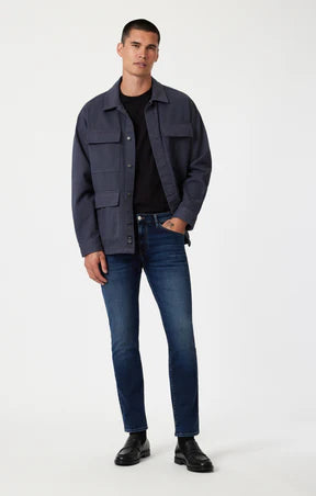 Mavi Marcus Deep Brushed Feather Blue | Robert Redding Menswear